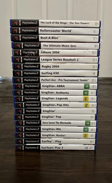 SONY PLAYSTATION 2 - Video Game Bundle x20 Bulk Lot - PAL - Most With ...