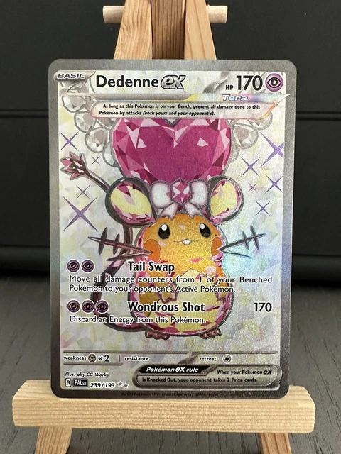 POKEMON DEDENNE EX Full Art - Paldea Evolved - 239/193 - Pack Fresh EUR ...