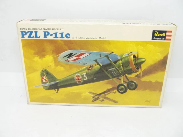 REVELL 1966 PZL P-11c 1:72 Scale Model Airplane Kit New Opened Box EUR ...