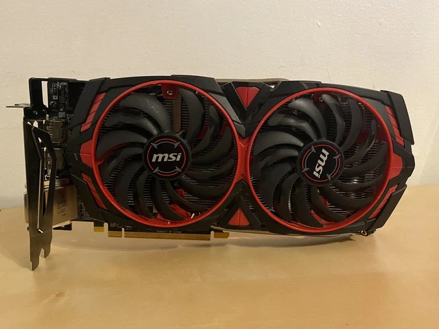 MSI AMD RADEON RX 580 ARMOR MK2 OC 8GB GDDR5 Graphics Card (Read Desc ...