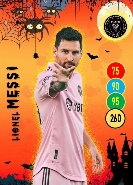 LIONEL MESSI, INTER Miami - Halloven Collection, Custom Card Football ...