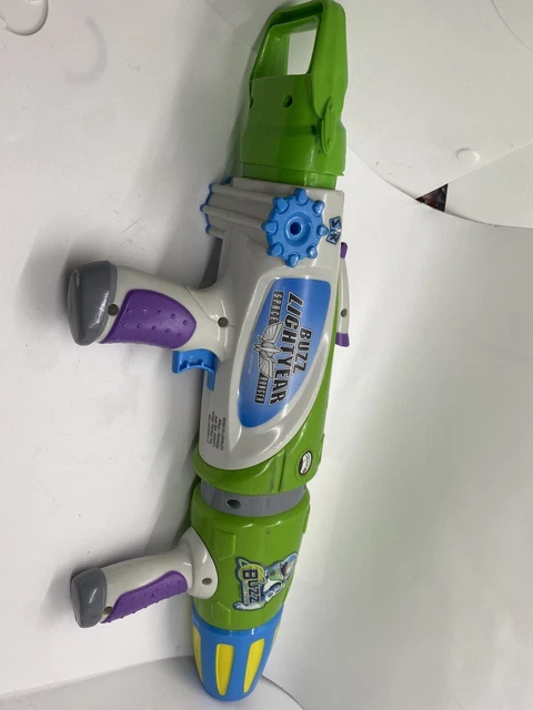 TOY STORY BUZZ Lightyear Space Ranger lights & Sounds Ball Launcher Gun ...