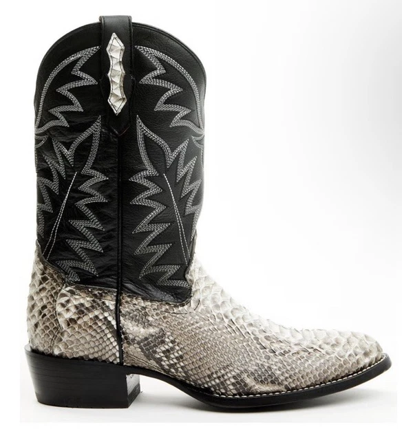 DAN POST MEN'S Handcrafted Exotic Natural Python Boots Size 8D £147.91 - PicClick UK