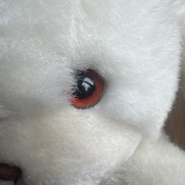 RARE VINTAGE GUND 1982 Smooch Puppy Dog Soft Toy Cream Plush Rattle in ...