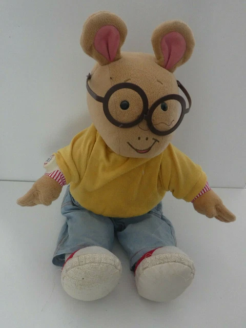 1997 PLAYSKOOL HASBRO TALKING ARTHUR AARDVARK- PLAYS GAMEs VINTAGE 18 ...