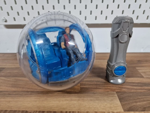 JURASSIC WORLD GYROSPHERE RC Remote Control With Owen Grady Gyro Sphere ...