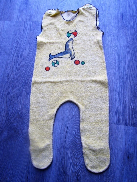 DDR OSTALGIE BABY Strample gelb Gr. 64 VEB KIWA wie neu! EUR 12,99 ...