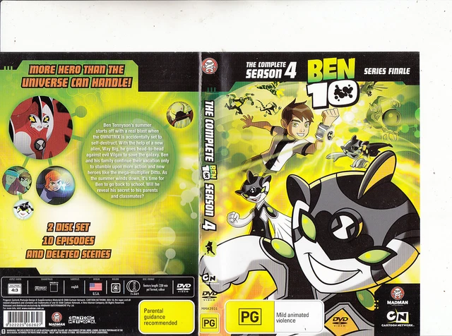 BEN 10-TV SERIES USA 2008-[Complete Season 4 Final]-Animated Be-DVD $29 ...