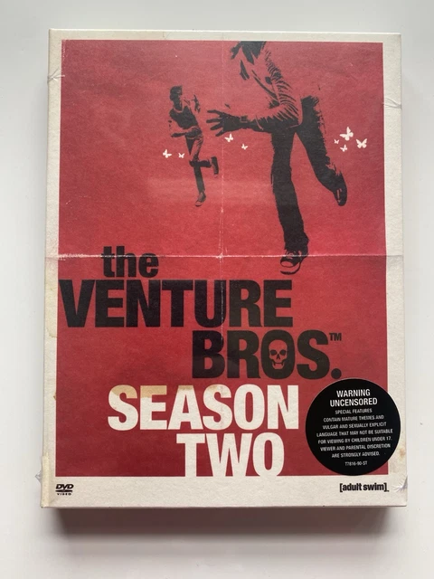 *SEALED* THE VENTURE Bros Season 2 Two (DVD 2-Disc Set) Brand New $14. ...