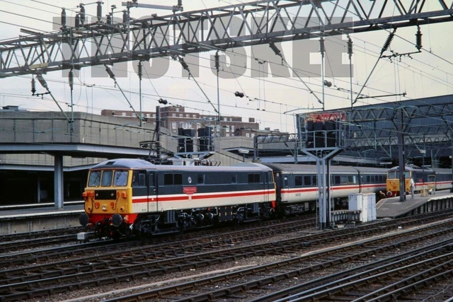 35MM SLIDE BR British Railways Electric Loco Class 86 86414 Euston 1988 ...