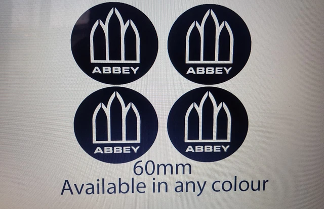 ABBEY CARAVAN MOTORHOME wheel centre sticker decal £4.89 - PicClick UK