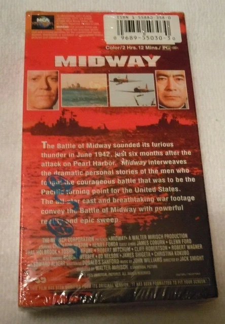 MIDWAY VHS WORLD War II Movie Charleton Heston Henry Fonda New Sealed £ ...