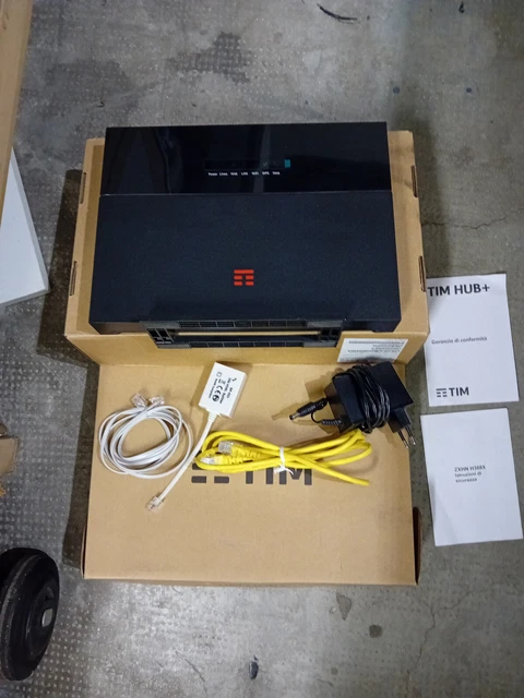 MODEM TIM HUB + ZTE Router WiFi 6 VDSL Plus Fibra Ultraveloce Fttc ...