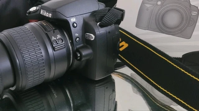 NIKON D40X SLR-DIGITALKAMERA (10 MP) schwarz inkl. AF-S DX 18-55mm G II Objektiv EUR 90,00 ...