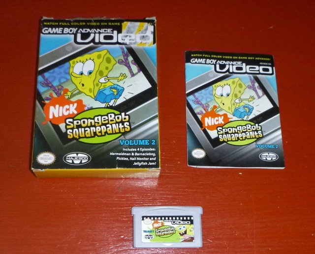 GAME BOY ADVANCE Video SpongeBob SquarePants, Vol. 2 (Nintendo, GBA ... GAME BOY ADVANCE Video SpongeBob SquarePants, Vol. 2 (Nintendo, GBA ...
