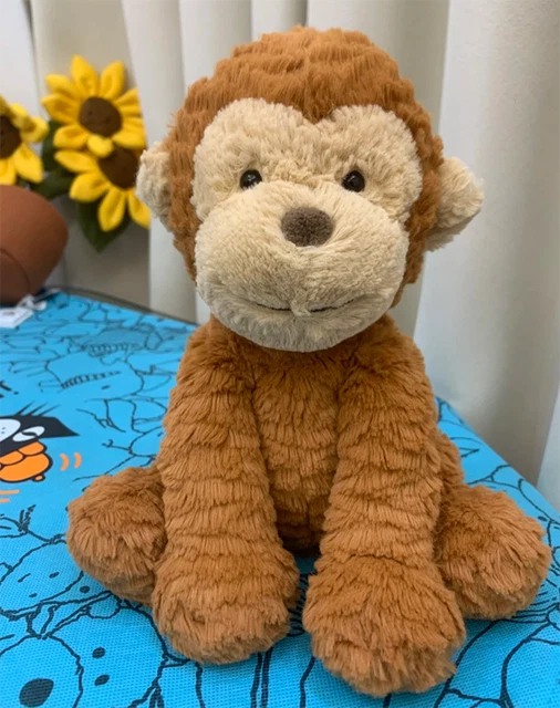 JELLYCAT FUDDLEWUDDLE MONKEY 23cm Medium Plush Toy Brand New With Tags ...