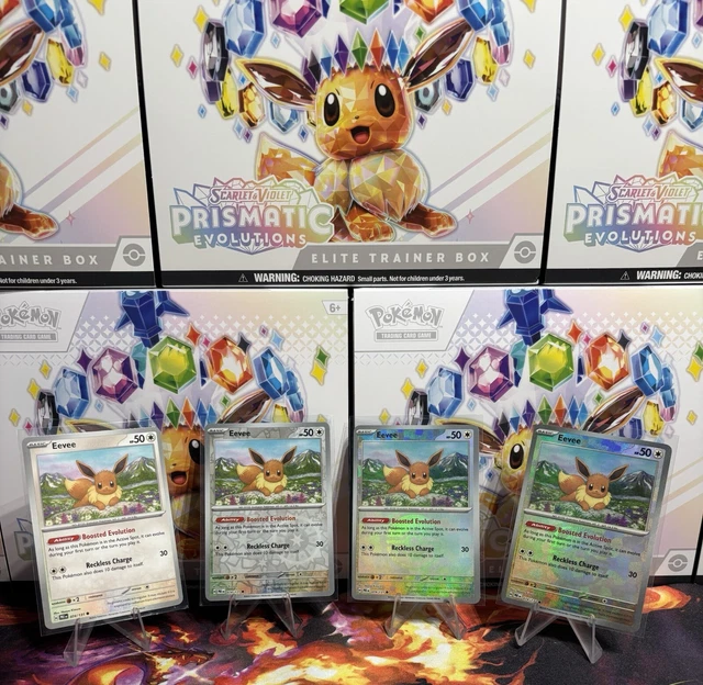 POKEMON SV PRISMATIC Evolutions Eevee Bundle All Fresh Pack!!!⭐ £89.95 ...