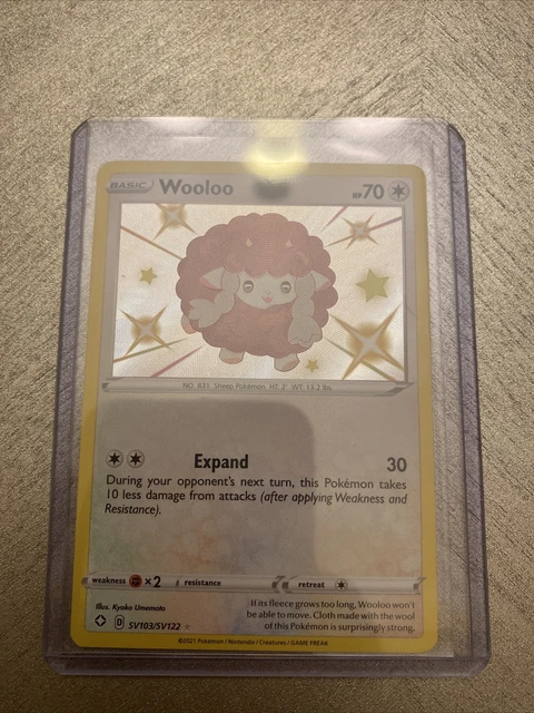 WOOLOO SHINY HOLO Rare SV103/SV122 - Pokémon destins brillants - Pack ...