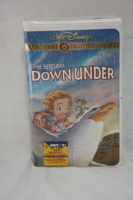 NEW SEALED DISNEY The Rescuers Down Under (VHS, Gold Collection Edition ...
