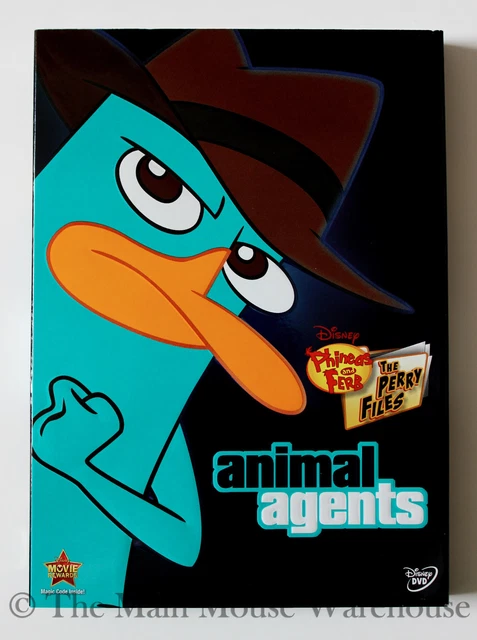 DISNEY PHINEAS AND Ferb Cartoons The Perry Files Animal Agents DVD No ...