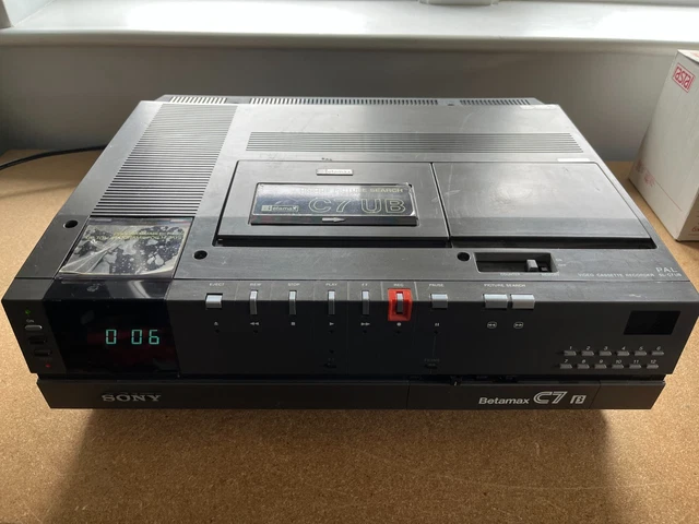 SONY SL-C7 UB Betamax Video Cassette Recorder £35.00 - PicClick UK