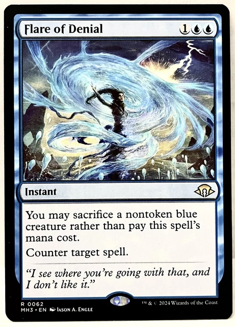 MTG-FLARE OF DENIAL-#62- Modern Horizons 3- Régulier-NEUF EUR 25,57 ...