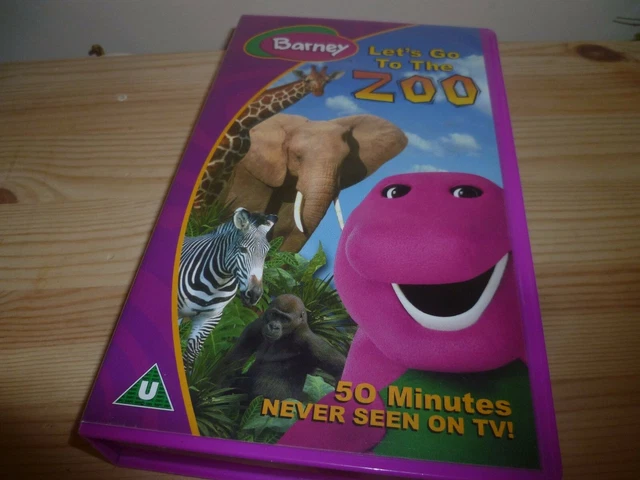 BARNEY - LET'S Go To The Zoo (VHS, 2002) £7.00 - PicClick UK