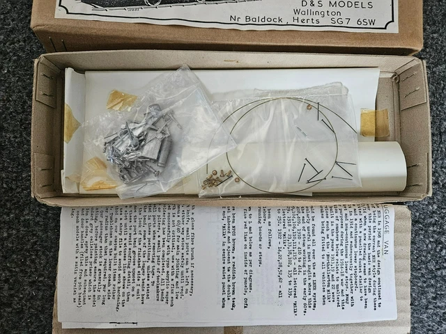 D&S, DS174 NER Luggage/Milk Van Dia 171 kit, 4mm scale £73.49 - PicClick UK