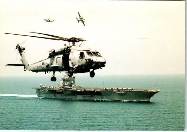 USS ENTERPRISE CVN-65 HH-60 Seahawk E-2C Hawkeyes Postcard Unposted $7. ...