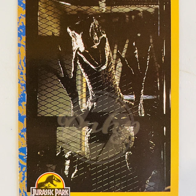 Jurassic Park Raptor In The Shed 53 Topps Trading Card Usa 1993 18 28