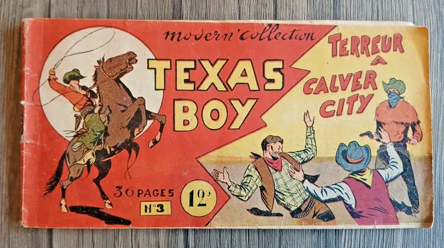 BD TEXAS BOY n° 3 modern collection TERREUR A CALVER CITY 1948 SAGE ...