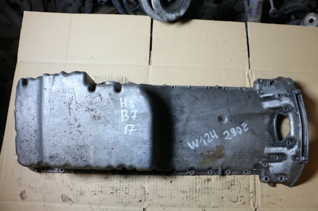ORIGINAL MERCEDES BENZ W124 R129 W140 M104 Engine Oil Pan Sump ...