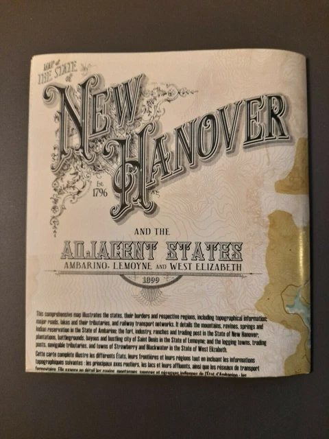 RED DEAD REDEMPTION 2 - Map of New Hanover and the Adjacent States EUR ...