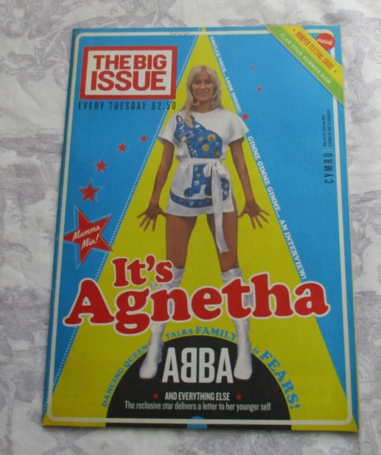 AGNETHA FALTSKOG - The Big Issue Mag May 2013 Cover Interview ~ ABBA £ ...