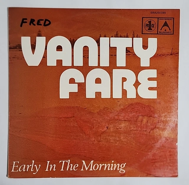 VANITY FARE - 'Early In The Morning' 12" Vinyl LP Record AUST. PRESSING ...