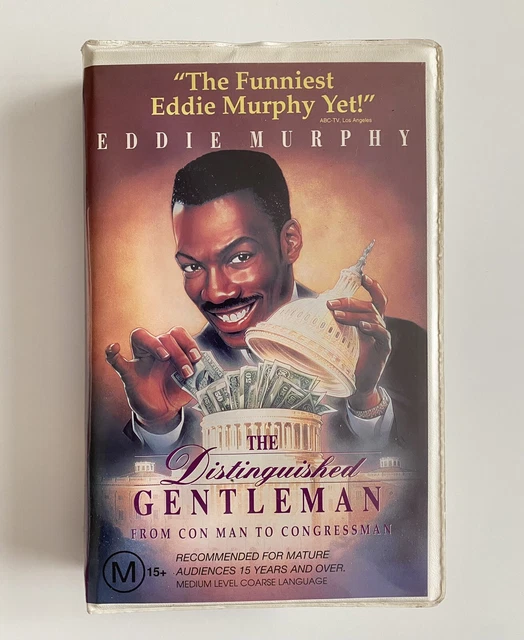 THE DISTINGUISHED GENTLEMAN [VHS] Big Box Ex-Rental Video Tape Eddie ...