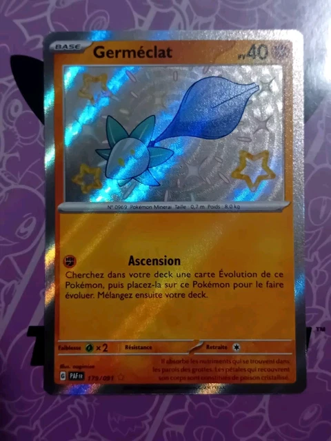 CARTE POKÉMON GERMÉCLAT Shiny - 179/091 - Ev4.5/Destinées de Paldea Fr ...