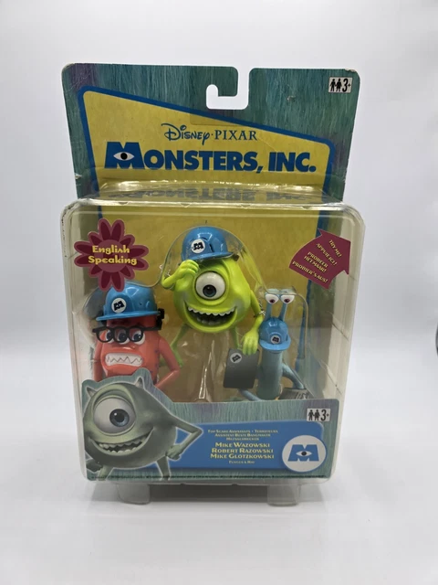 MONSTERS INC MIKE Wazowski Action Figure (Sealed) Retro 2001 Hasbro ...