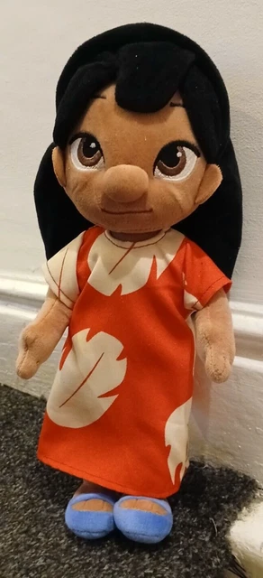 DISNEY STORE ANIMATORS Collection Lilo & Stitch Lilo Plush Soft Toy 12 ...