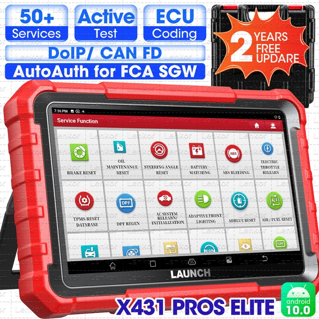 2025 LAUNCH X431 Pro Elite V+ PRO5 Bidirectional Car Diagnostic Scanner ...