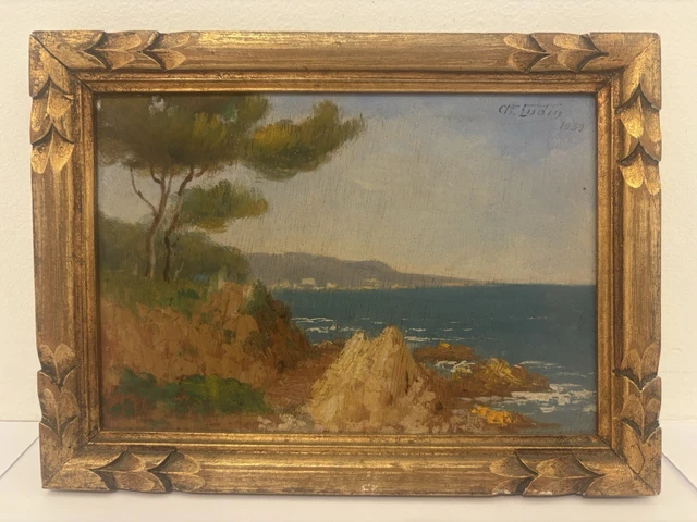 PEINTURE/TABLEAU/HUILE SUR PANNEAU/CHARLES LUDIN (1867-1949)/encadre ...
