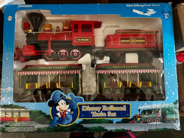 DISNEY PARKS RAILROAD Train Set Playset Exclusive Authentic Lights and ...
