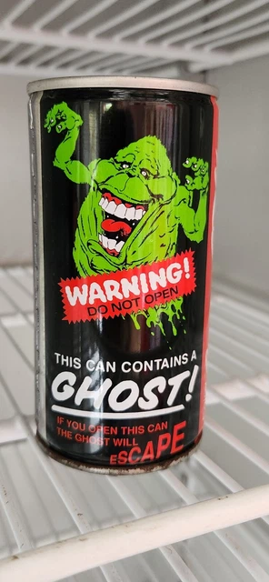 GENUINE VINTAGE 1989 Ghostbusters Coca Cola Coke Can Unopened Empty ...