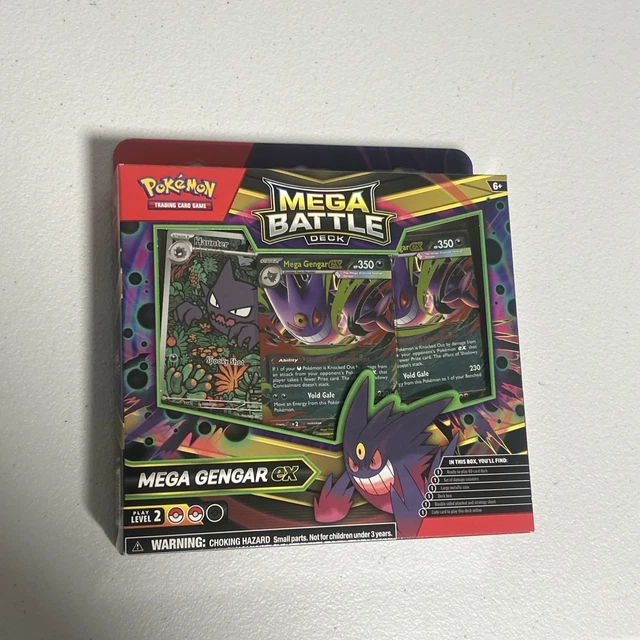 POKEMON TCG MEGA Battle Deck (Mega Gengar ex) Factory Sealed Brand New ...