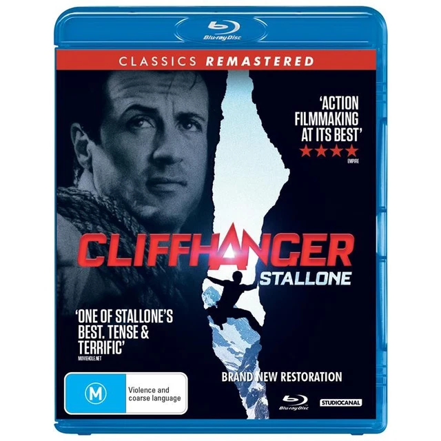 CLIFFHANGER BLU-RAY | Sylvester Stallone | Region B £11.78 - PicClick UK
