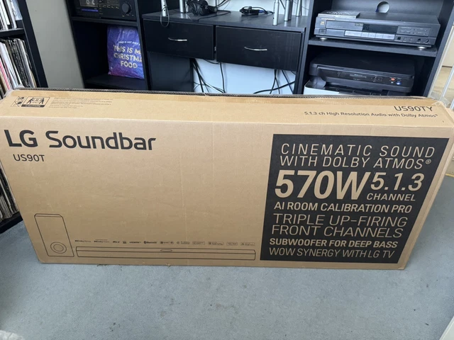 LG US90TY DOLBY Atmos 5.1.3 Soundbar & Subwoofer £349.99 - PicClick UK