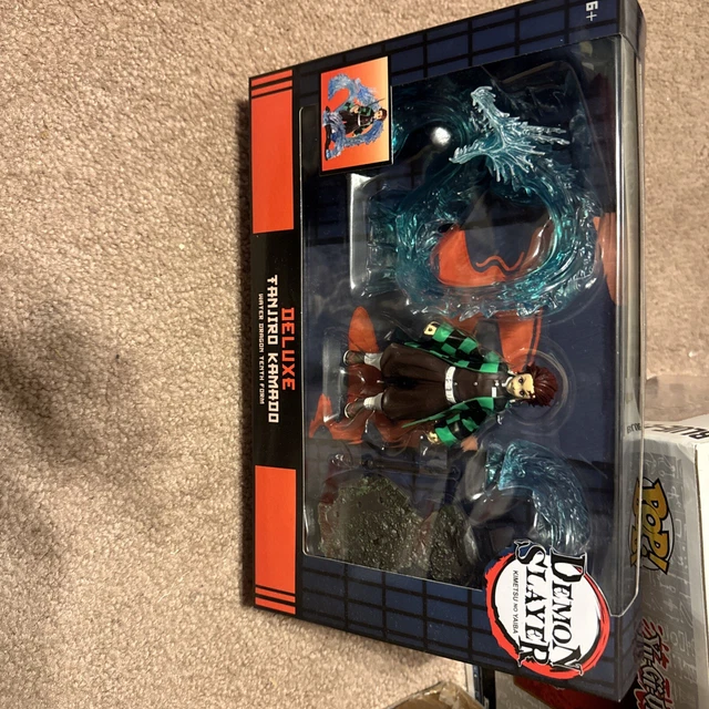 DEMON SLAYER DELUXE Water Dragon Tenth Form: TANJIRO KAMADO 4.5" Figure ...