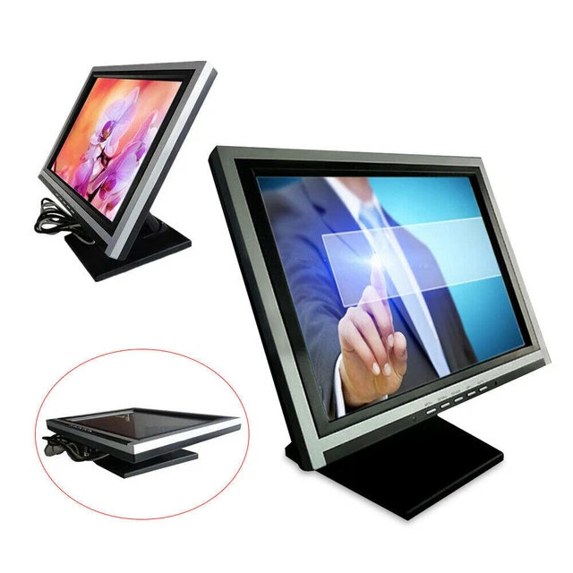 LCD TOUCH SCREEN Monitor POS VOD VGA Restaurant Hotel Touchscreen ...