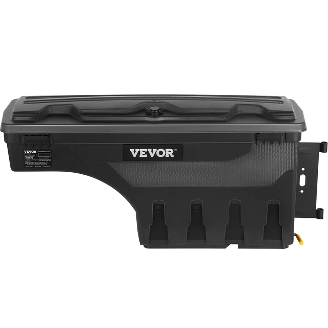 VEVOR TRUCK BED Storage Box Lockable Pivot for2015-2021 Ford F150 ...