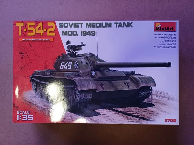 T54-2 SOVIET MEDIUM Tank Mod 1949 1:35 Mini Art EUR 30,00 - PicClick DE
